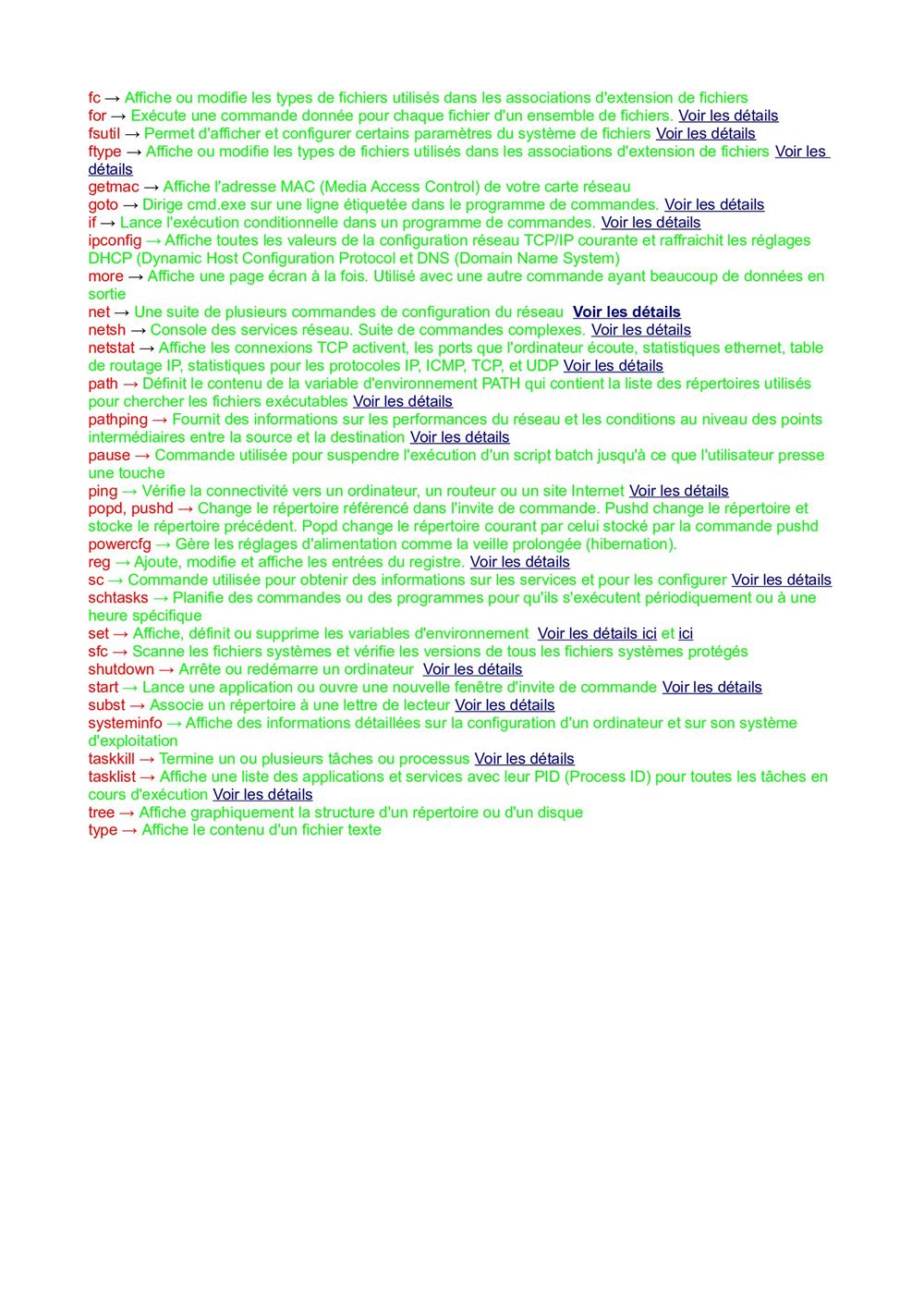 PROGRAMMATION ET FICHIER BATCH