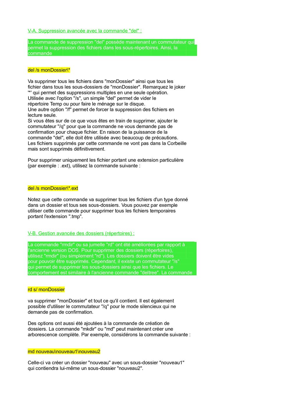 PROGRAMMATION ET FICHIER BATCH